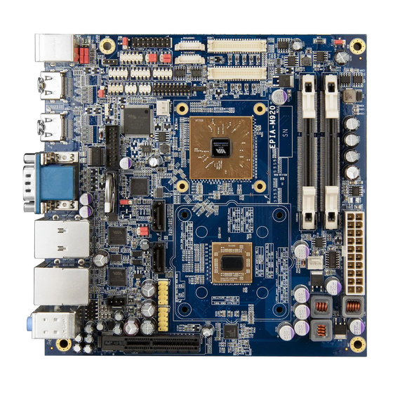 VIA TECHNOLOGIES EPIA-M920 USER MANUAL Pdf Download | ManualsLib