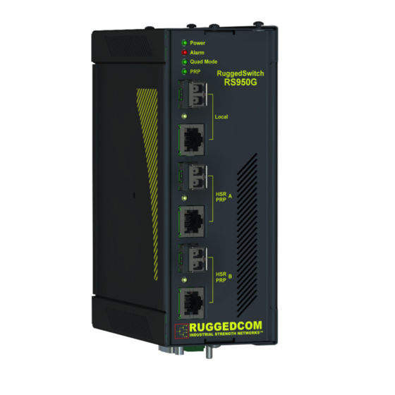 RUGGEDCOM RUGGEDSWITCH RS950G HARDWARE INSTALLATION MANUAL Pdf Download ...