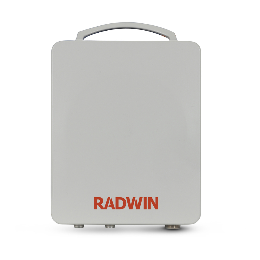 RADWIN 5000 CONFIGURATION MANUAL Pdf Download | ManualsLib