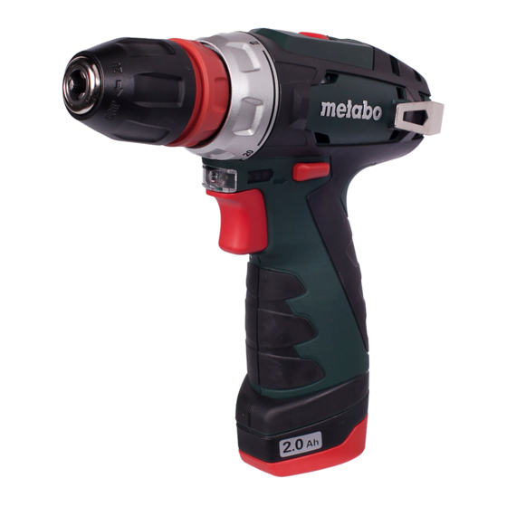 METABO POWERMAXX BS QUICK BASIC OPERATING INSTRUCTION Pdf Download ...