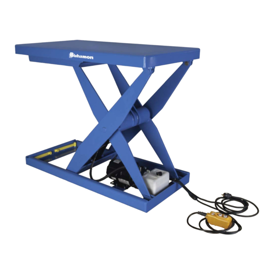 BISHAMON LIFT2K SERVICE AND OPERATION MANUAL Pdf Download | ManualsLib