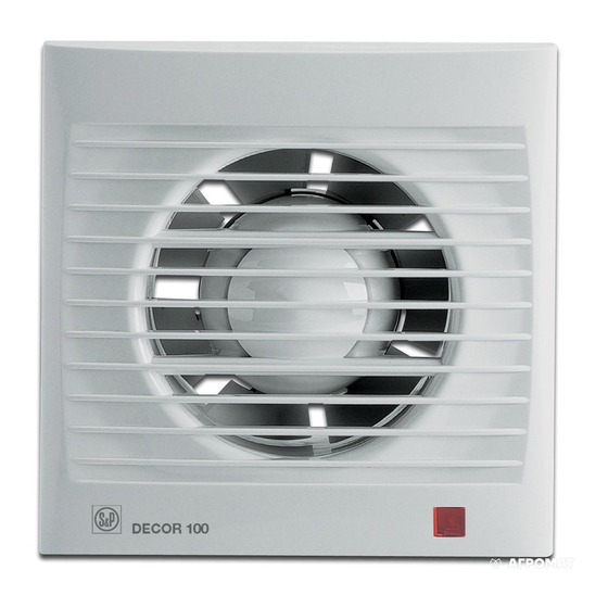 S&P DECOR-100 DC USER INSTRUCTIONS Pdf Download | ManualsLib