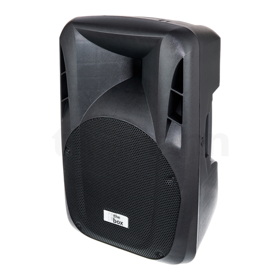 THOMANN THE BOX PA 12 DSP USER MANUAL Pdf Download | ManualsLib