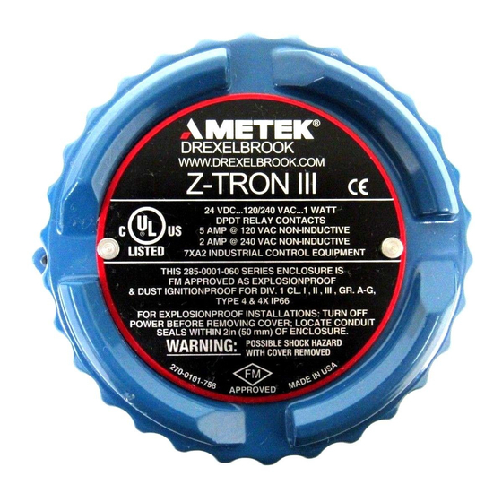 AMETEK Z-TRON III INSTALLATION AND OPERATING ISTRUCTIONS Pdf Download ...