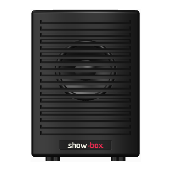 SHOW BOX MINI MANUAL Pdf Download | ManualsLib