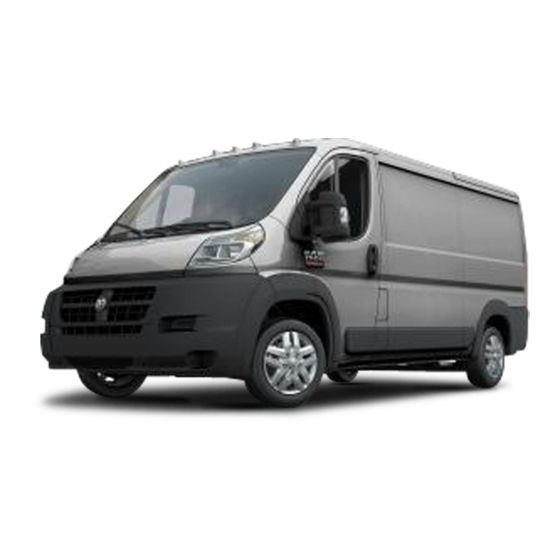 RAM PROMASTER 2014 OWNER'S MANUAL Pdf Download | ManualsLib