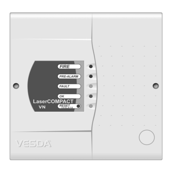 VESDA LASERCOMPACT PRODUCT MANUAL Pdf Download | ManualsLib