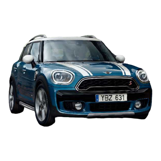 MINI COUNTRYMAN OWNER'S MANUAL Pdf Download | ManualsLib