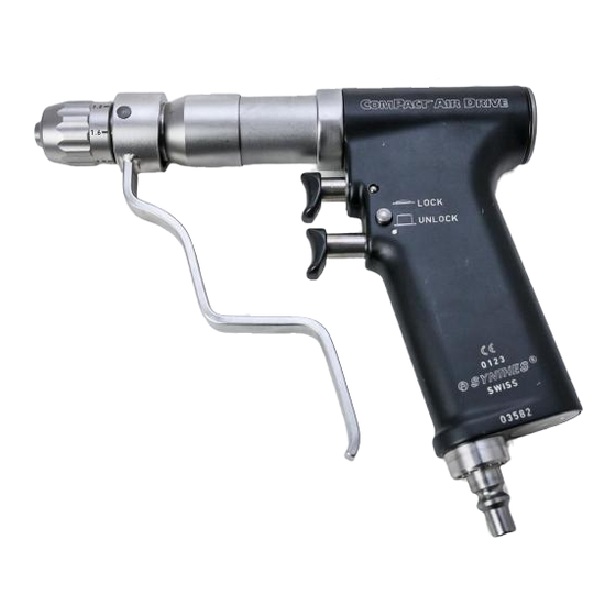 SYNTHES COMPACT AIR DRIVE II USER MANUAL Pdf Download | ManualsLib
