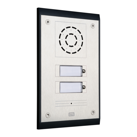 2N HELIOS UNI INSTALLATION MANUAL Pdf Download | ManualsLib
