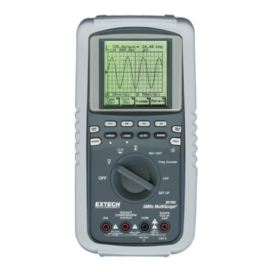 EXTECH INSTRUMENTS 381285 USER MANUAL Pdf Download | ManualsLib