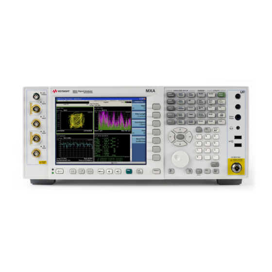 KEYSIGHT TECHNOLOGIES MXA N9020A-508 CONFIGURATION MANUAL Pdf Download ...