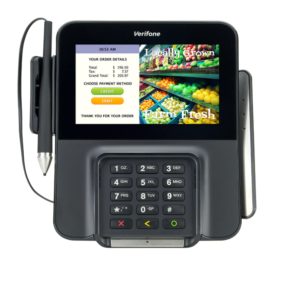 VERIFONE M400 INSTALLATION MANUAL Pdf Download | ManualsLib