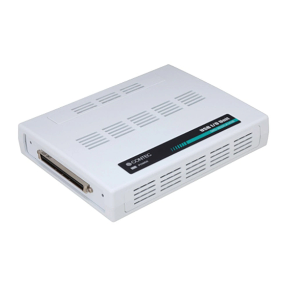 CONTEC DIO-3232LX-USB USER MANUAL Pdf Download | ManualsLib