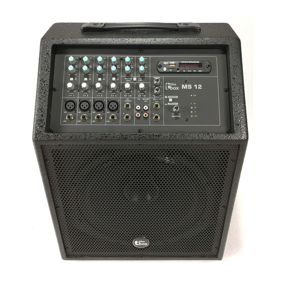 THOMANN THE BOX MS 12 USER MANUAL Pdf Download | ManualsLib