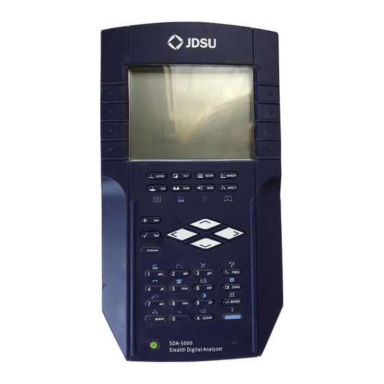 ACTERNA SDA-5000 OPERATION MANUAL Pdf Download | ManualsLib