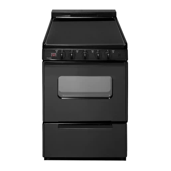 PREMIER RANGE ECS2X0BP USE AND CARE MANUAL AND INSTALLATION ...