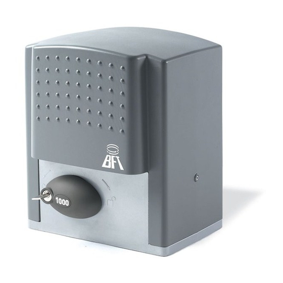 BFT URANO BT INSTALLATION AND USER MANUAL Pdf Download | ManualsLib