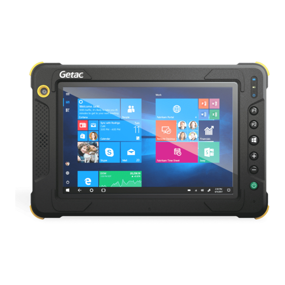 GETAC EX80 OPERATION MANUAL Pdf Download | ManualsLib