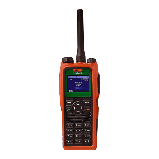 HYTERA PT790EX F5 TETRA OWNER'S MANUAL Pdf Download | ManualsLib