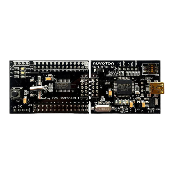 NUVOTON 1T 8051 USER MANUAL Pdf Download | ManualsLib