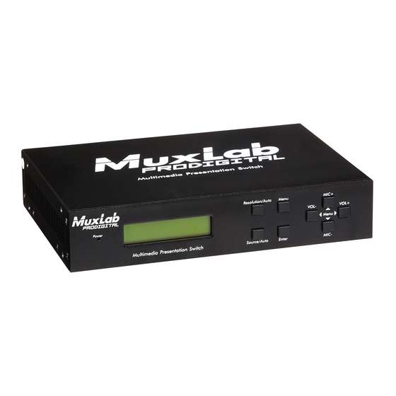 MUXLAB 500435 INSTALLATION MANUAL Pdf Download | ManualsLib