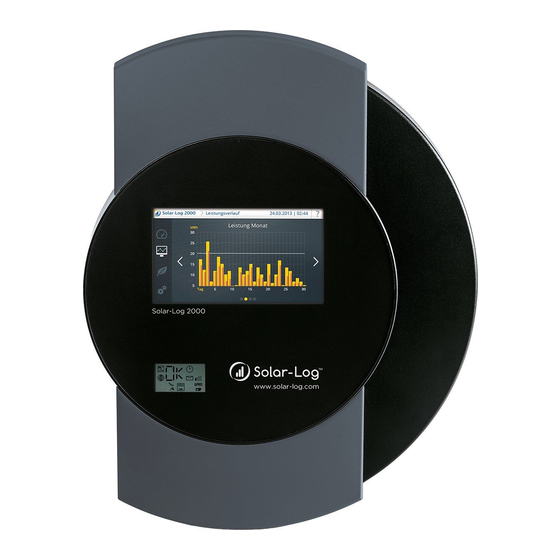SOLAR-LOG 200 MANUAL Pdf Download | ManualsLib