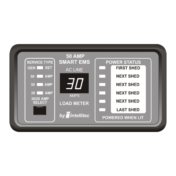 INTELLITEC 50 AMP SMART EMS 900 INSTALLATION & SERVICE MANUAL Pdf ...