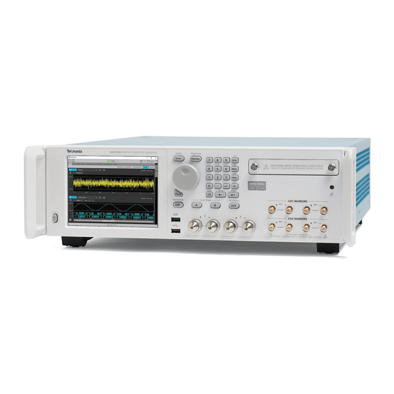 TEKTRONIX AWG5000 SERIES MANUAL Pdf Download | ManualsLib