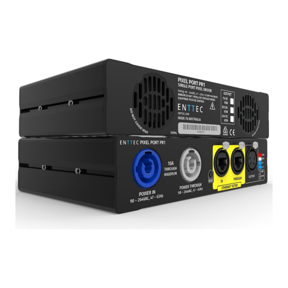 ENTTEC PIXEL PORT USER MANUAL Pdf Download | ManualsLib