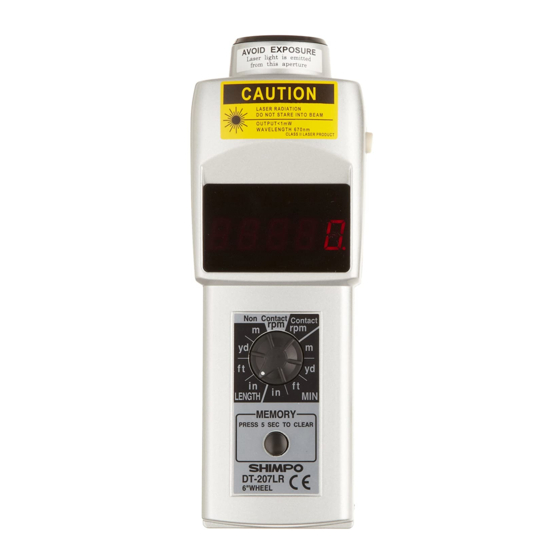 NIDEC DT-205LR OPERATION MANUAL Pdf Download | ManualsLib