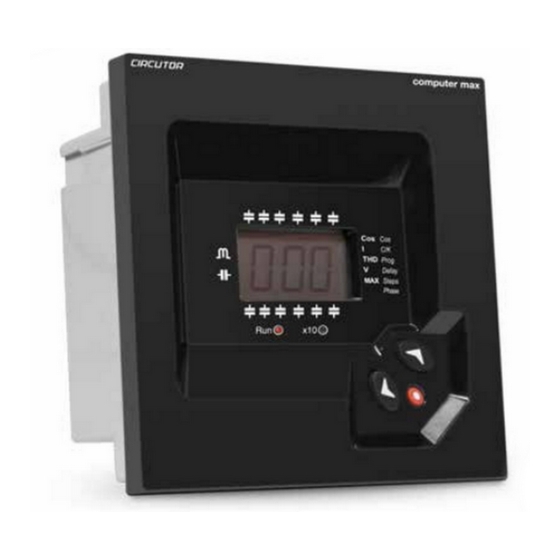 CIRCUTOR COMPUTER MAX 6 INSTRUCTION MANUAL Pdf Download | ManualsLib