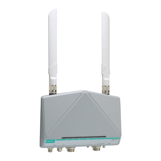 MOXA TECHNOLOGIES AIRWORKS AWK-4131A USER MANUAL Pdf Download | ManualsLib