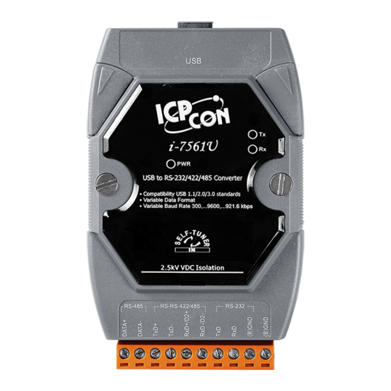 ICP DAS USA I-7561U QUICK START MANUAL Pdf Download | ManualsLib