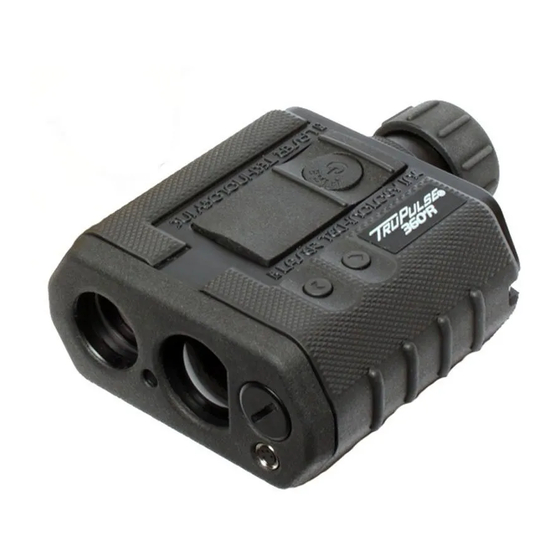 LASER TECHNOLOGY TRUPULSE 360R USER MANUAL Pdf Download | ManualsLib