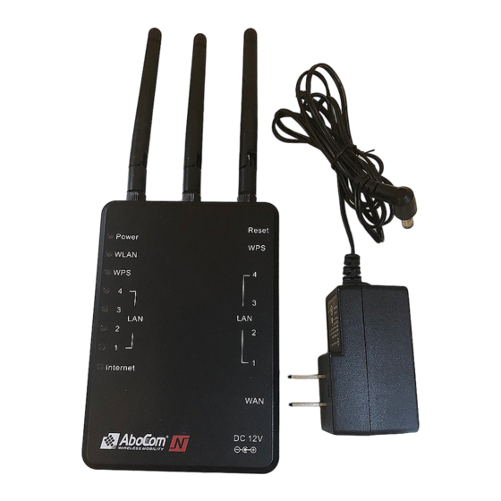 ABOCOM WR5201 USER MANUAL Pdf Download | ManualsLib