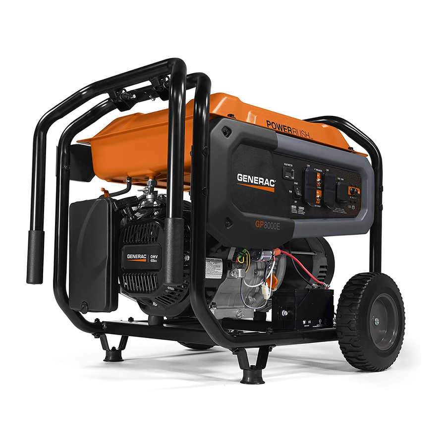 GENERAC POWER SYSTEMS GP 8000E OWNER'S MANUAL Pdf Download | ManualsLib