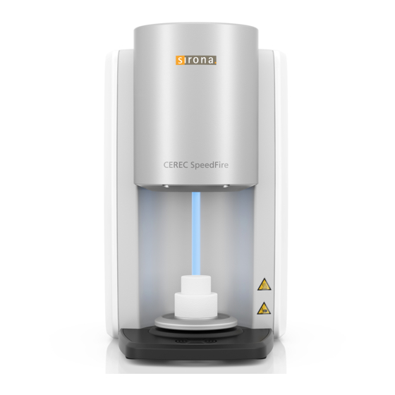 SIRONA CEREC SPEEDFIRE OPERATING INSTRUCTIONS MANUAL Pdf Download ...