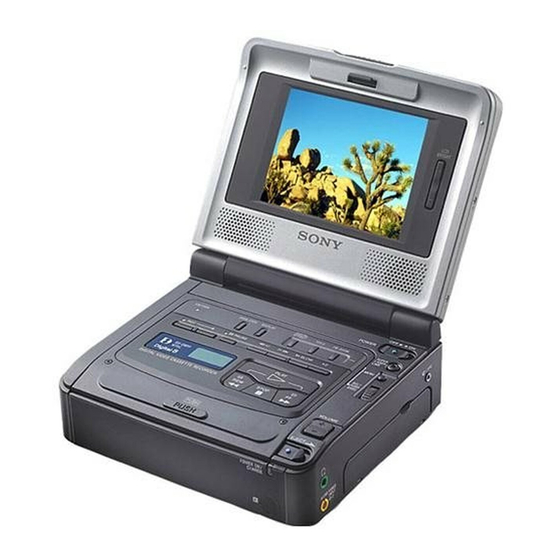 SONY GV-D200 SERVICE MANUAL Pdf Download | ManualsLib