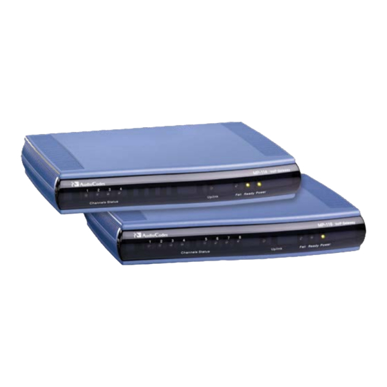 AUDIOCODES MP-112 HARDWARE INSTALLATION MANUAL Pdf Download | ManualsLib