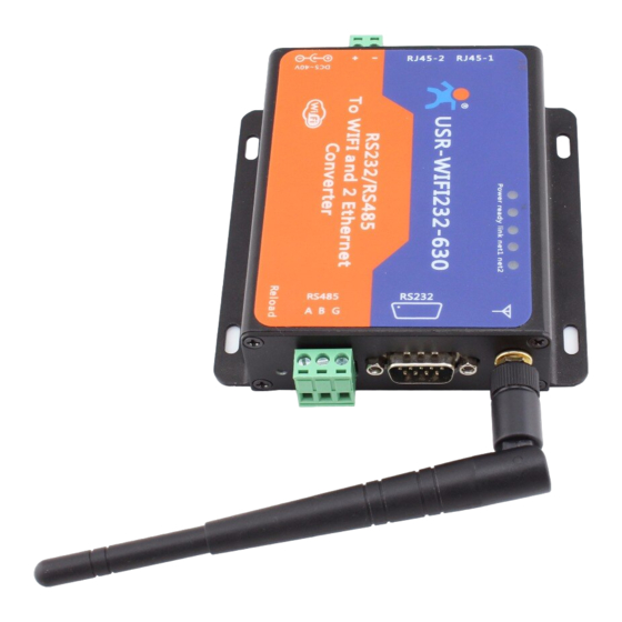 USR IOT USR-WIFI232-630 USER MANUAL Pdf Download | ManualsLib USR IOT USR-WIFI232-630 USER MANUAL Pdf Download | ManualsLib