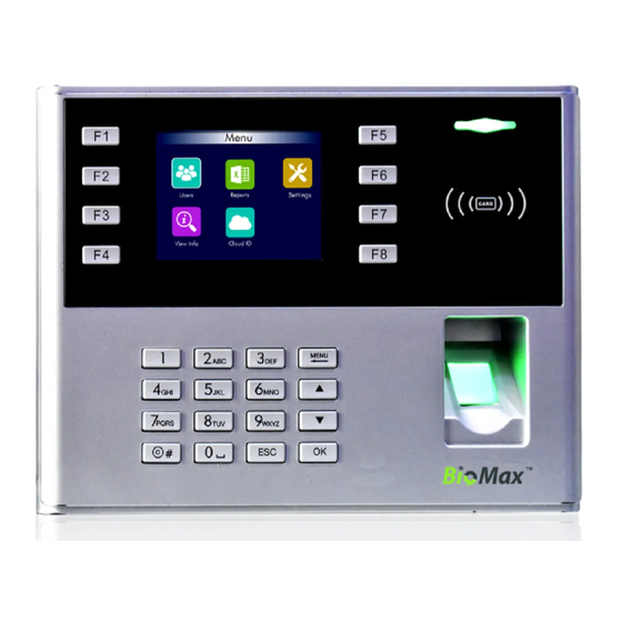 BIOMAX X990 USER MANUAL Pdf Download | ManualsLib