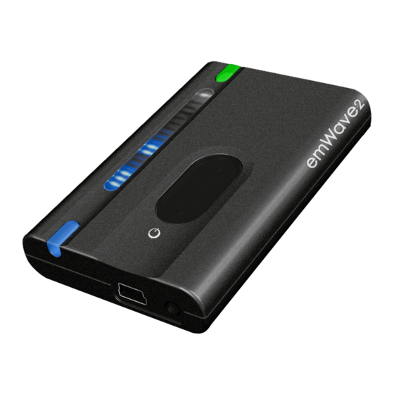 HEARTMATH EMWAVE2 QUICK START MANUAL Pdf Download | ManualsLib