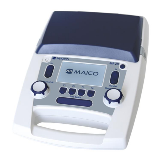 MAICO MA 28 OPERATION MANUALS Pdf Download | ManualsLib