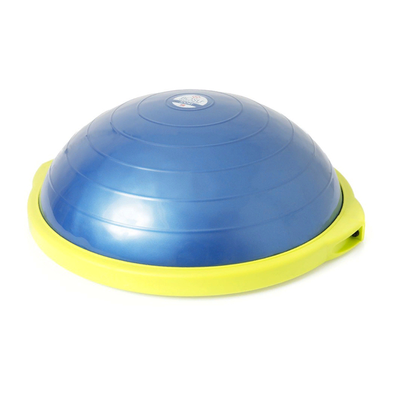 BOSU SPORT BALANCE TRAINER OWNER'S MANUAL Pdf Download | ManualsLib
