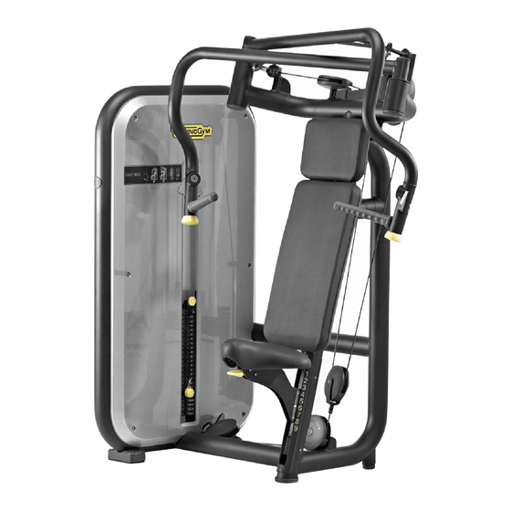 TECHNOGYM ELEMENT+ CHEST PRESS USER MANUAL Pdf Download | ManualsLib