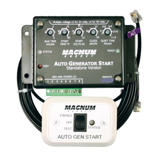 MAGNUM ENERGY ME-AGS-S OWNER'S MANUAL Pdf Download | ManualsLib