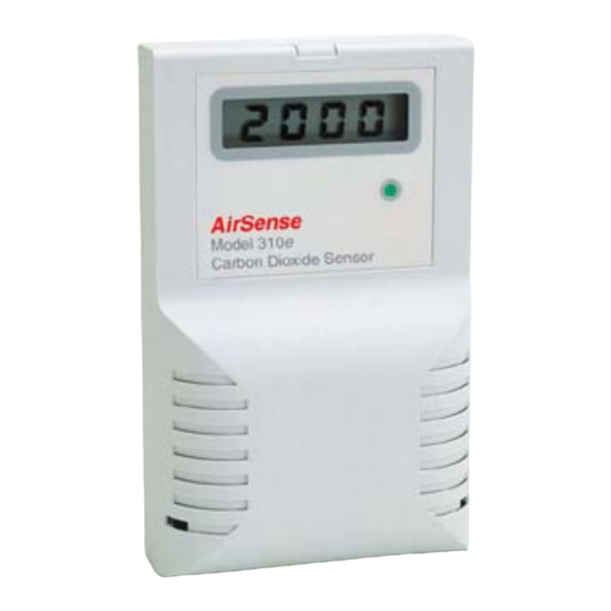 AIRSENSE 310E OPERATOR'S MANUAL Pdf Download | ManualsLib