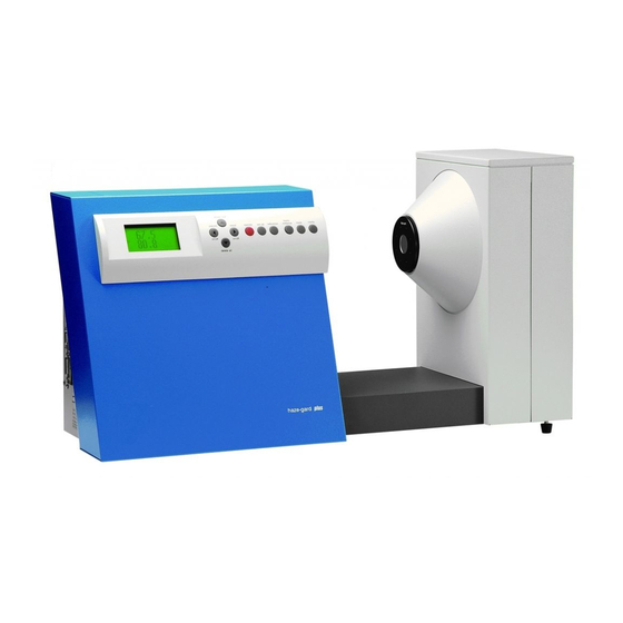 BYK HAZE-GARD PLUS OPERATING INSTRUCTIONS MANUAL Pdf Download | ManualsLib