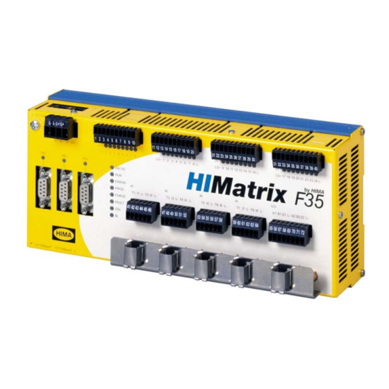 HIMA HIMATRIX F35 SAFETY MANUAL Pdf Download | ManualsLib